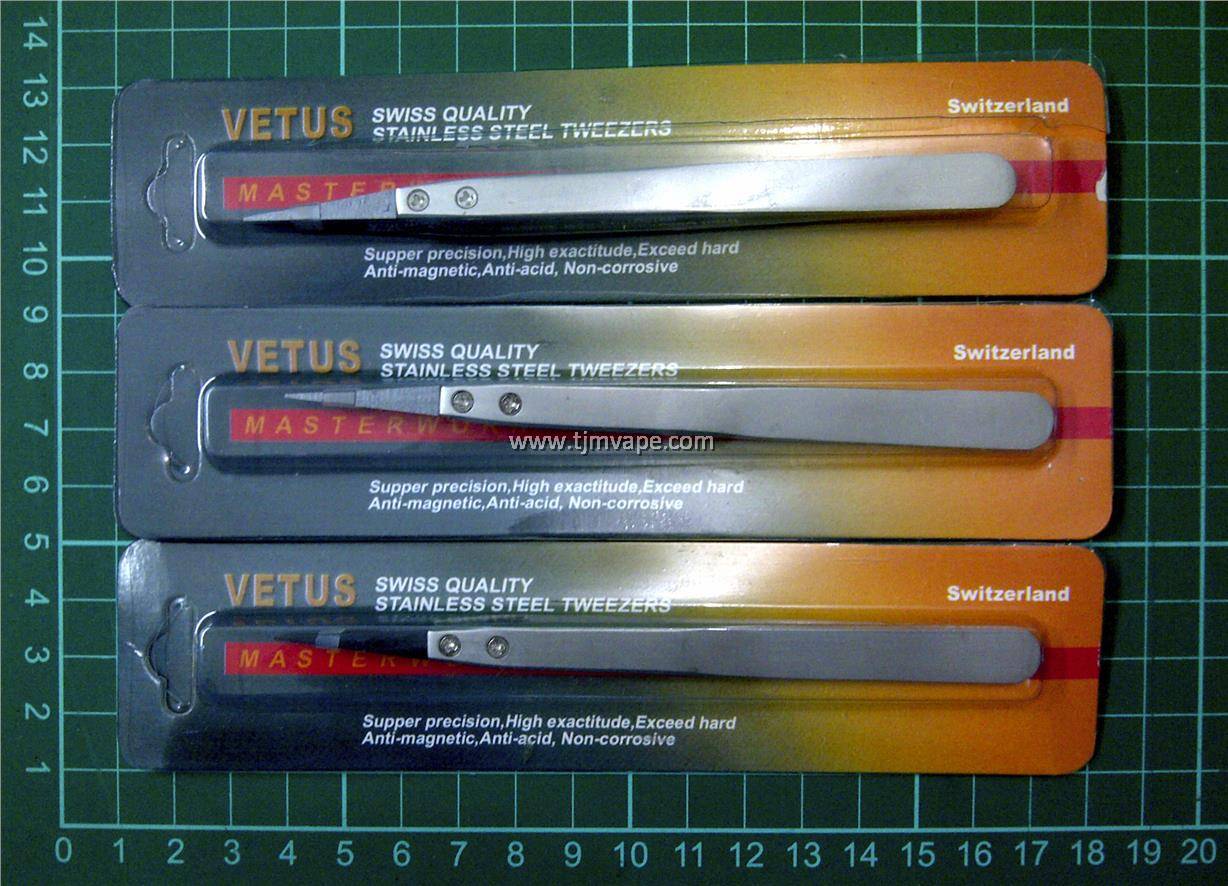 TWEEZER-AUTHENTIC VETUS STAINLESS STEEL TWEEZER