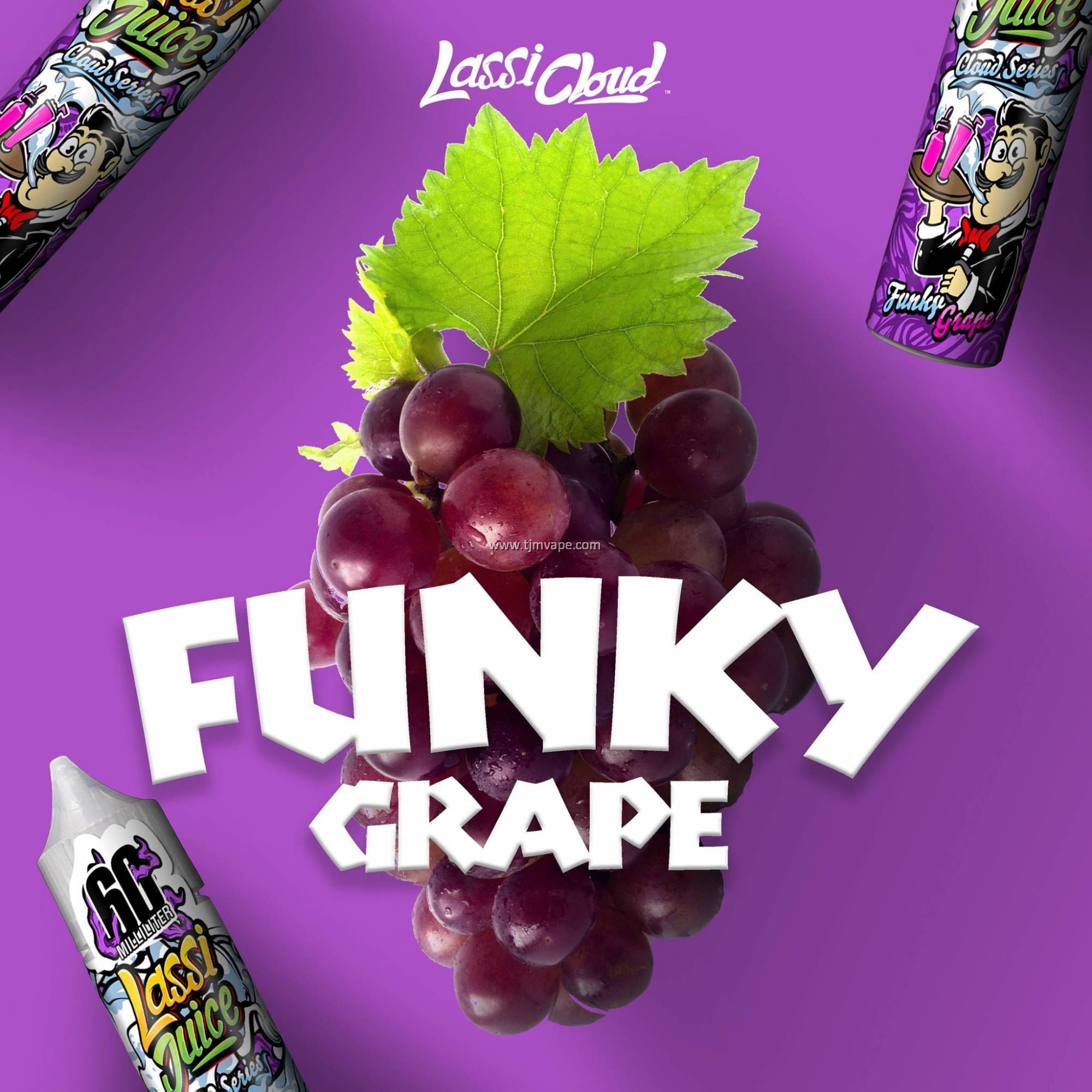 LASSI JUICE CLOUD FUNKY GRAPE 60ML 6MG