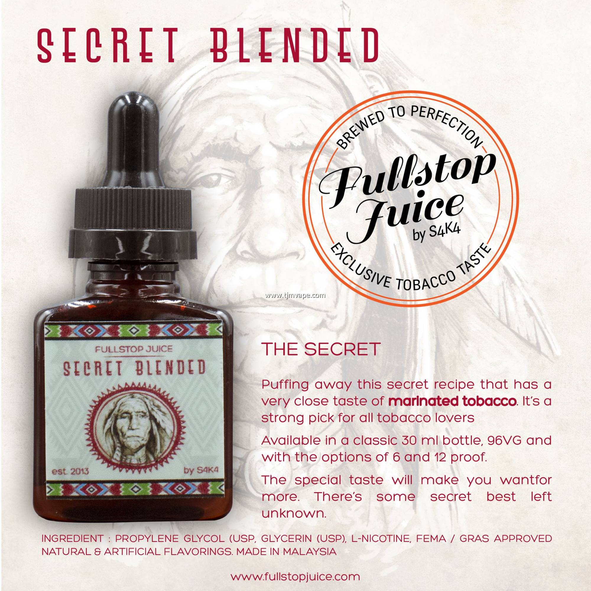 FULL STOP : SECRET BLENDED 30ML