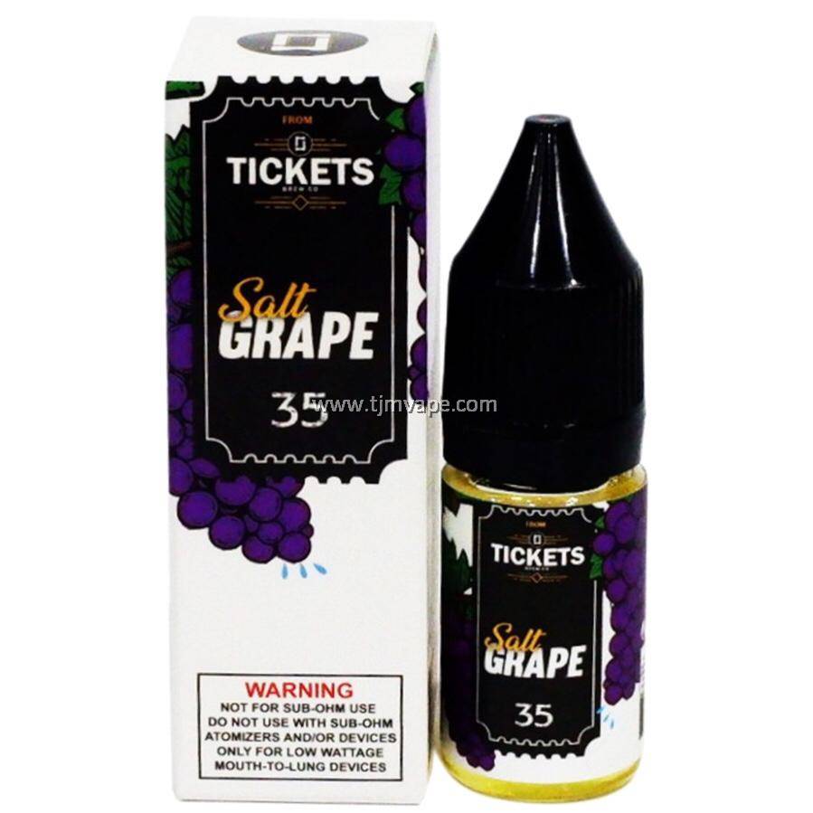 TICKETS SALT GRAPE 10ML 35MG