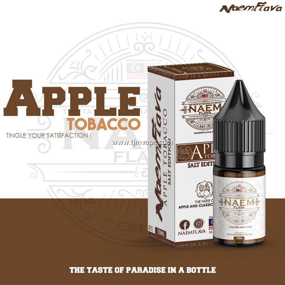 NAEM FLAVA SALT APPLE TOBACCO 10ML 35MG 50MG