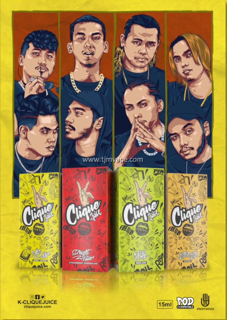 K-CLIQUE JUICE HTPC STRAIGHT KILLER 15ML 10MG 15MG