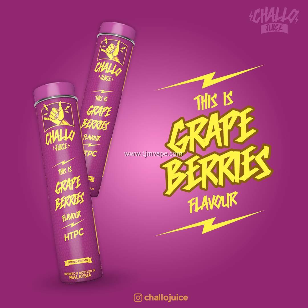 CHALLO HTPC GRAPE BERRIES 30ML LOW HIGH