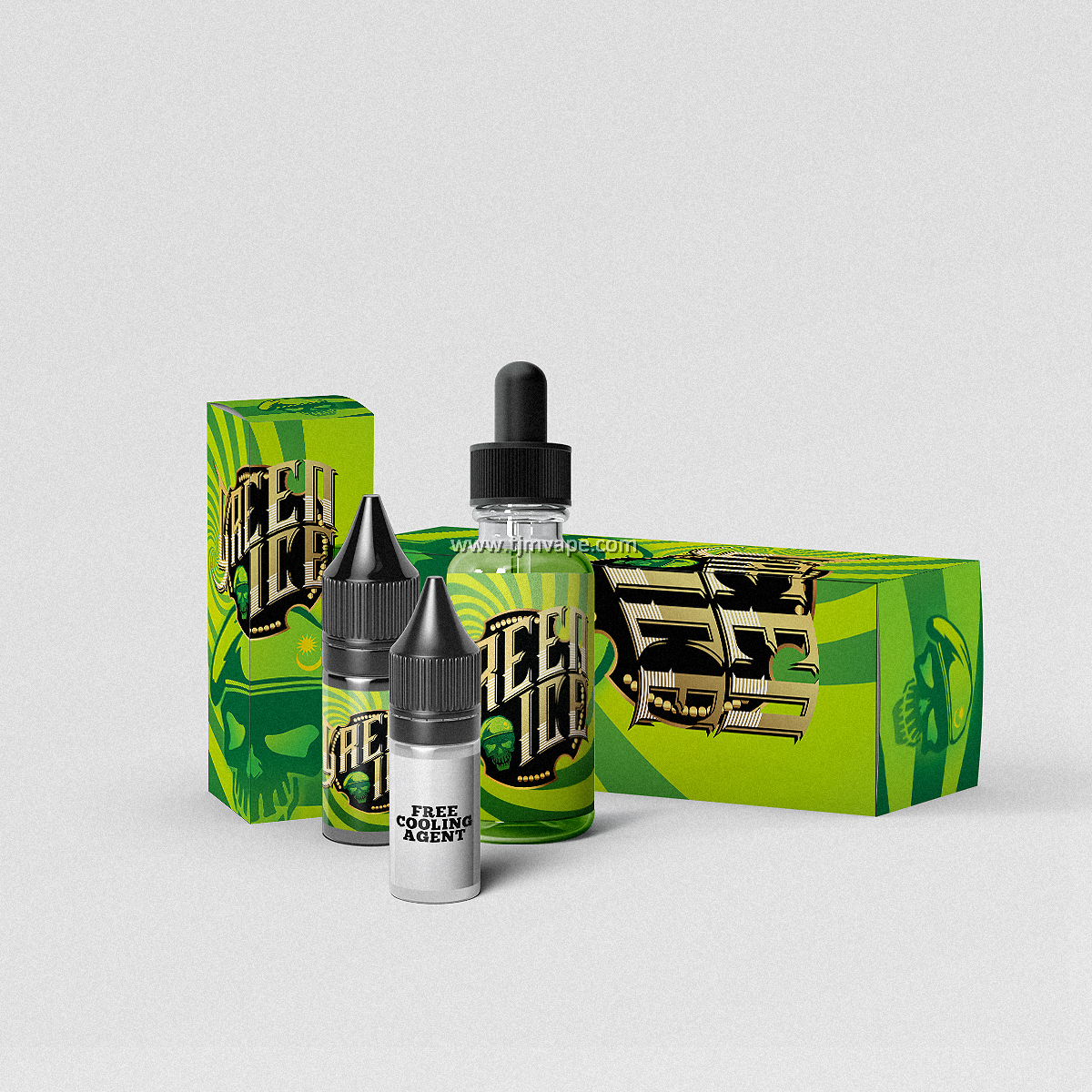 ICE KING SALT GREEN ICE 10ML 35MG 50MG