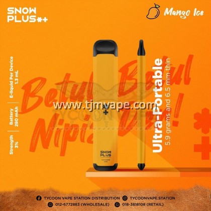 SNOWPLUS GO DISPOSABLE POD MANGO ICE