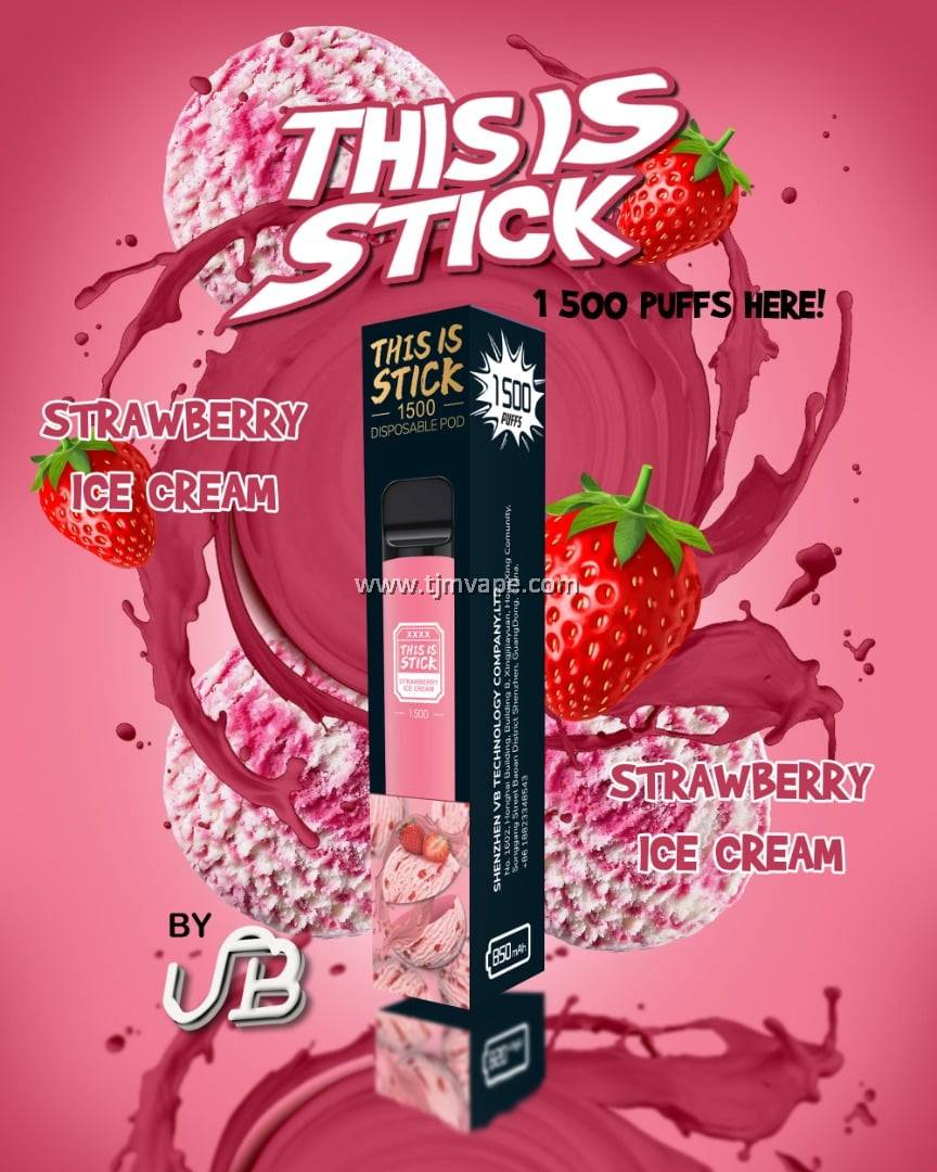 THIS IS STICK 1500 PUFFS DISPOSABLE POD