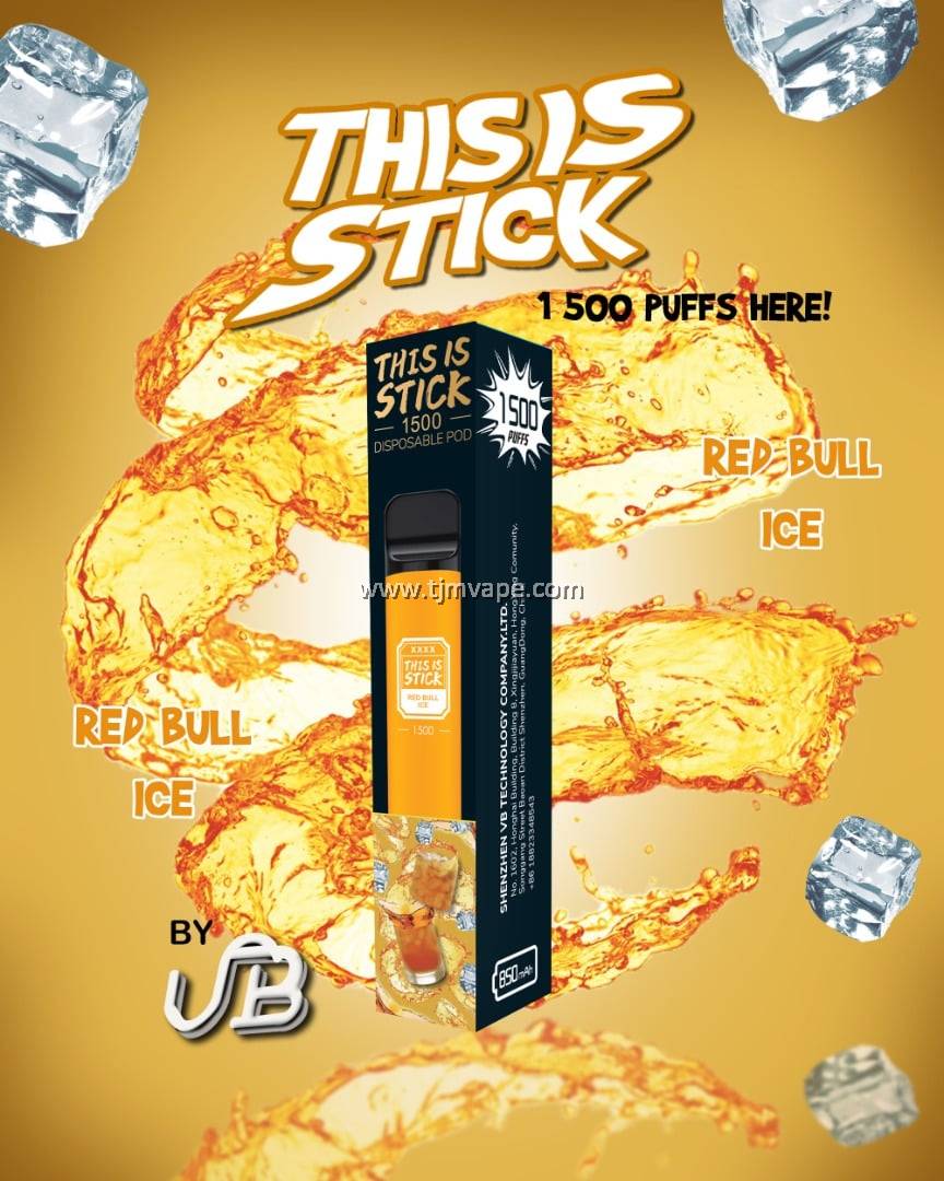 THIS IS STICK 1500 PUFFS DISPOSABLE POD