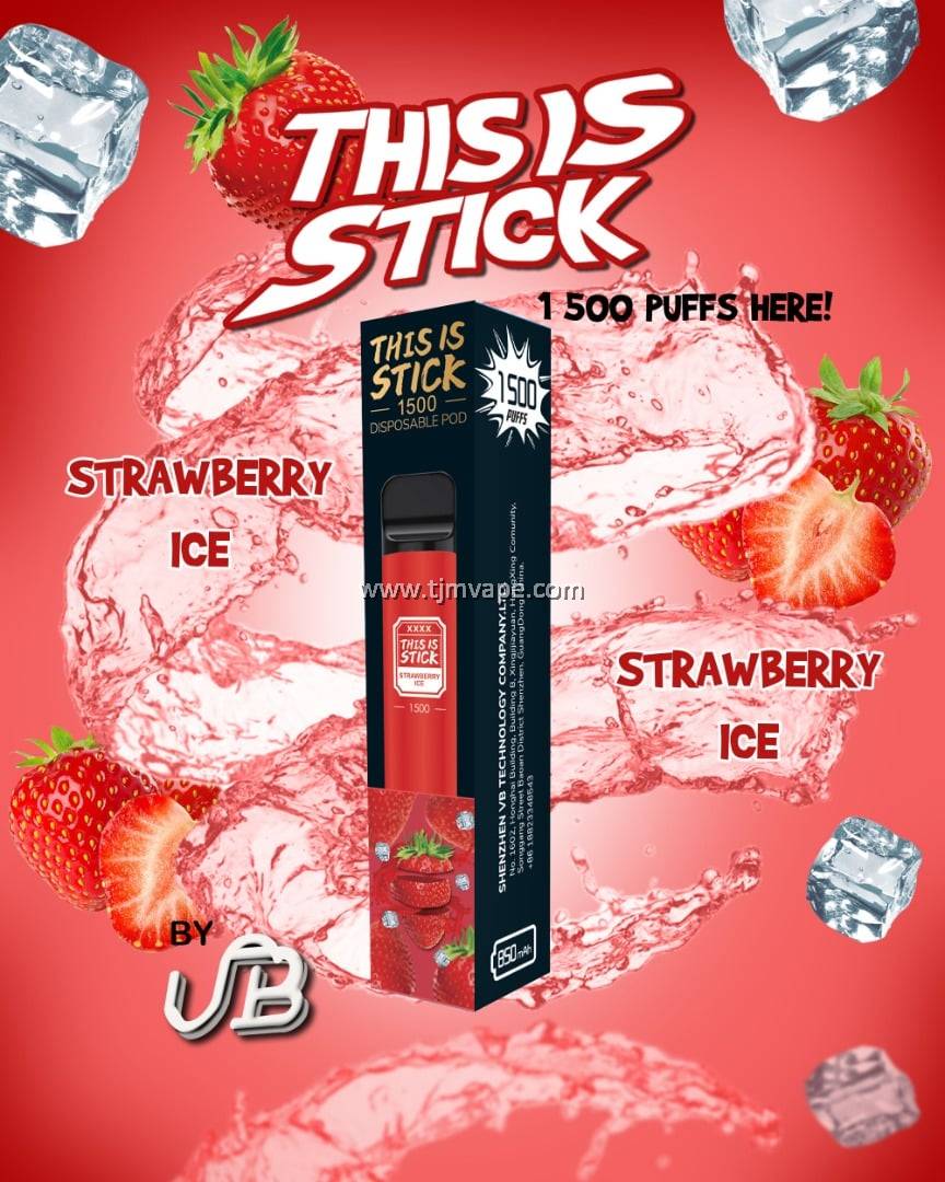 THIS IS STICK 1500 PUFFS DISPOSABLE POD