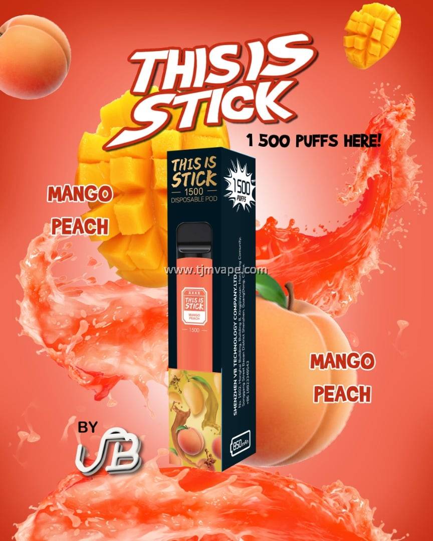 THIS IS STICK 1500 PUFFS DISPOSABLE POD