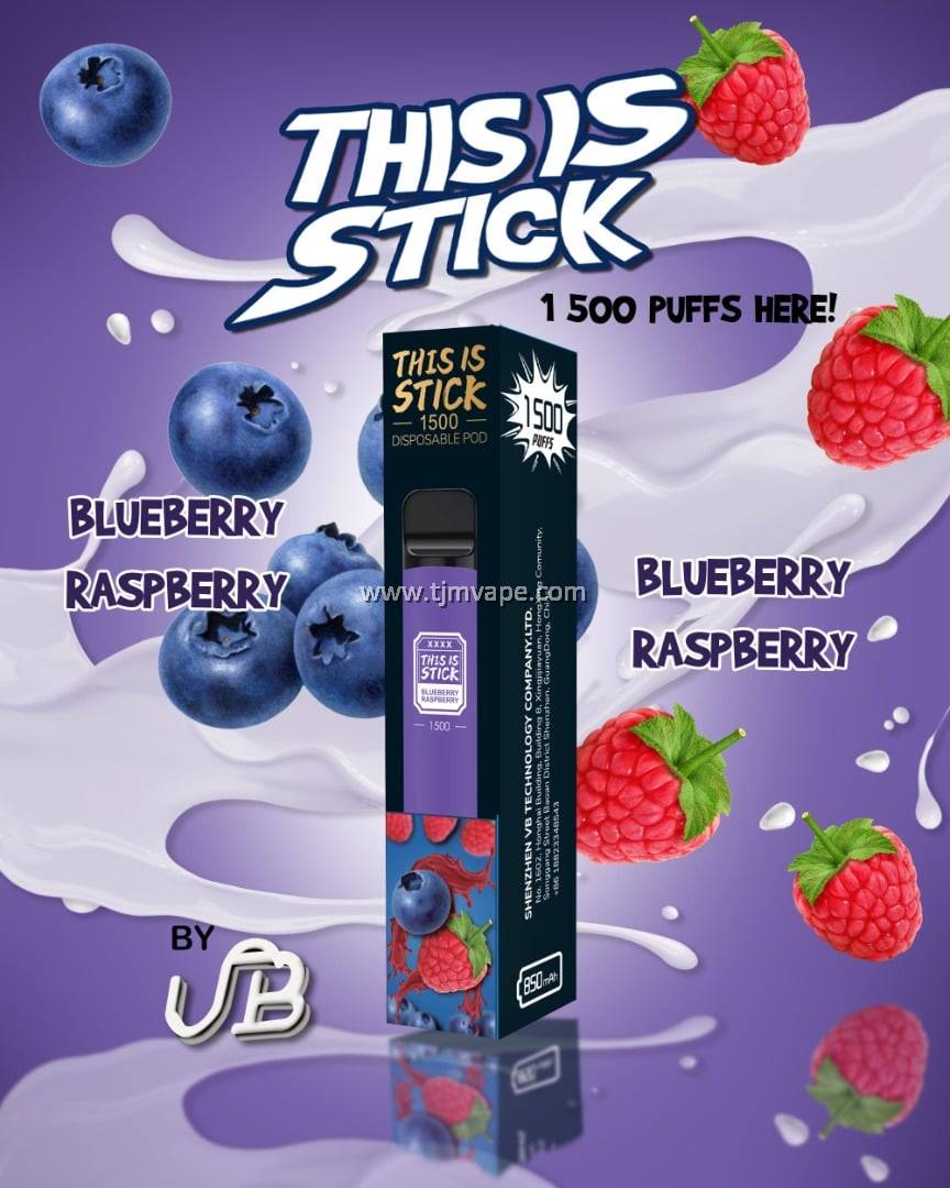 THIS IS STICK 1500 PUFFS DISPOSABLE POD
