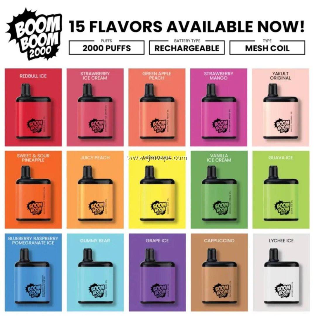 BOOM BOOM 2000 PUFF DISPOSABLE