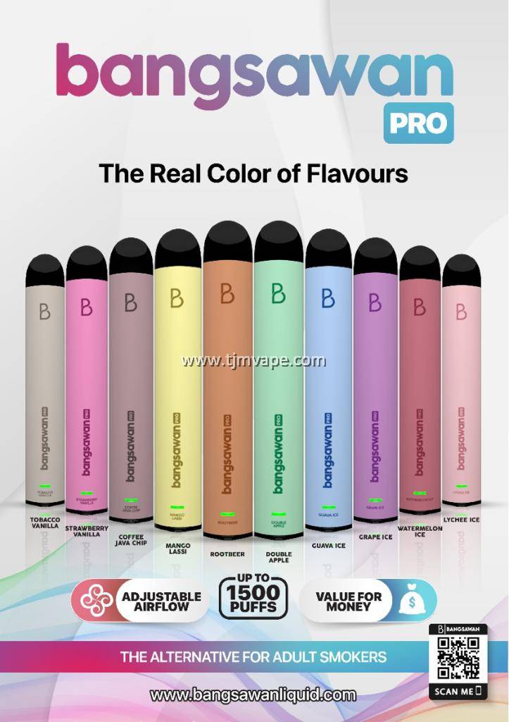 BANGSAWAN PRO 1500 PUFFS DISPOSABLE