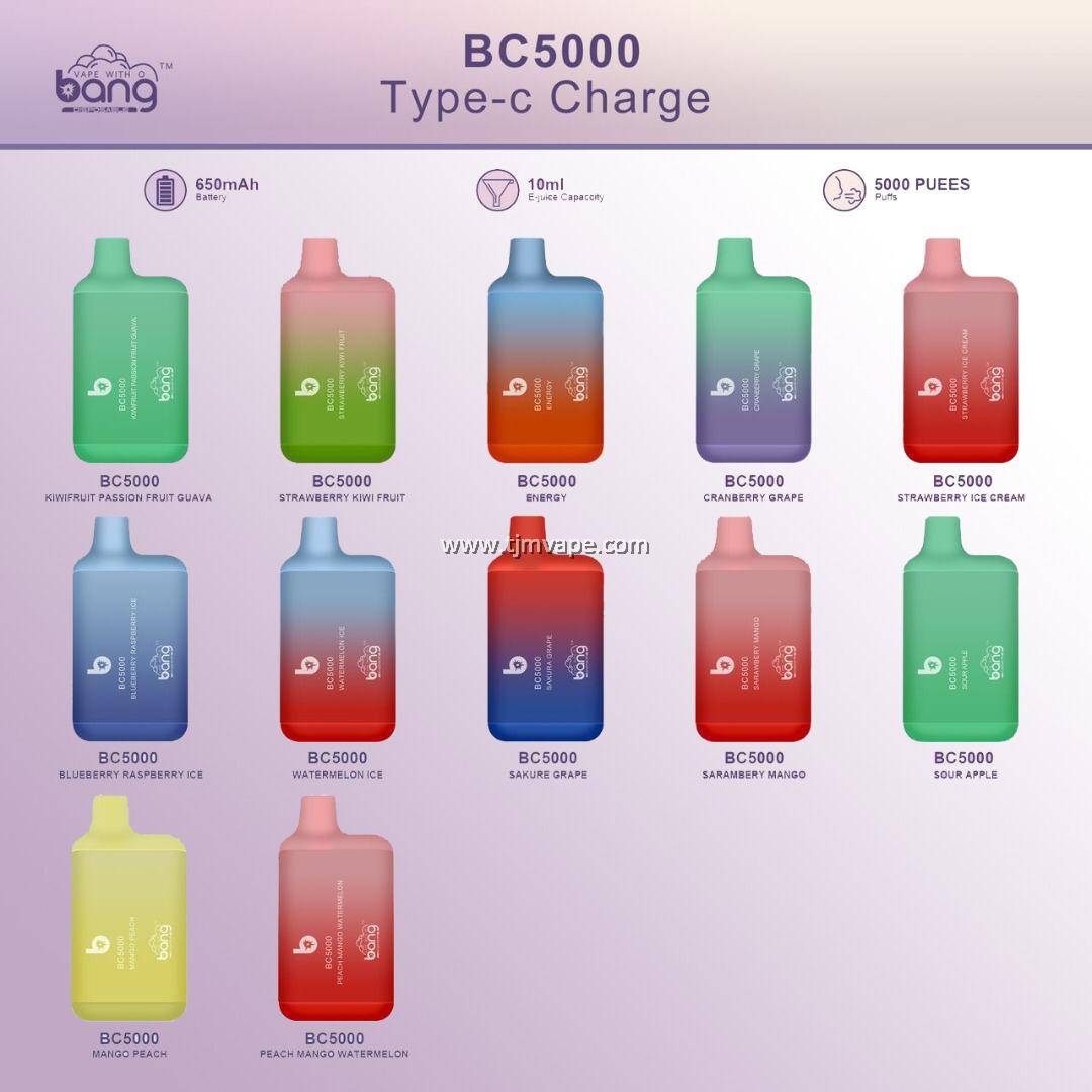 BANG BC 5000 PUFFS DISPOSABLE POD
