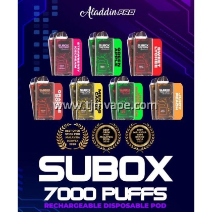ALADDIN PRO SUBOX 7000 PUFFS DISPOSABLE POD