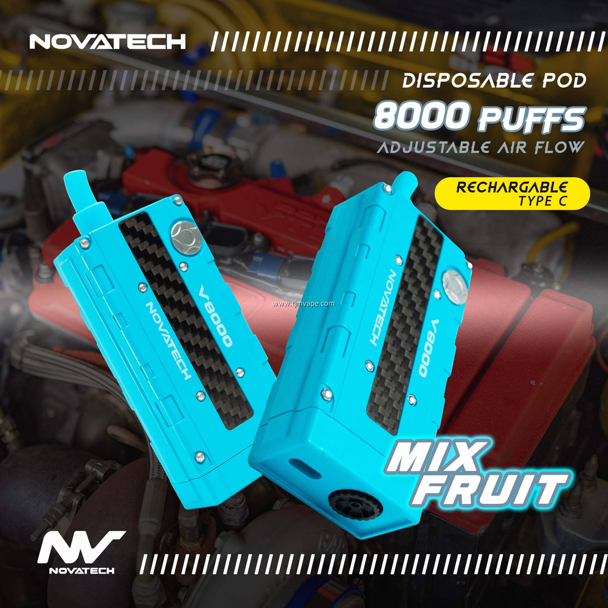 NOVATECH 8000 PUFFS DISPOSABLE PODS