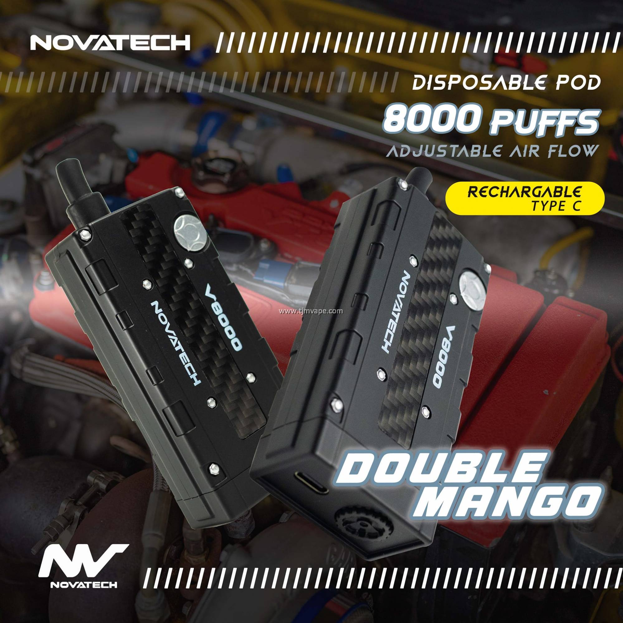 NOVATECH 8000 PUFFS DISPOSABLE PODS