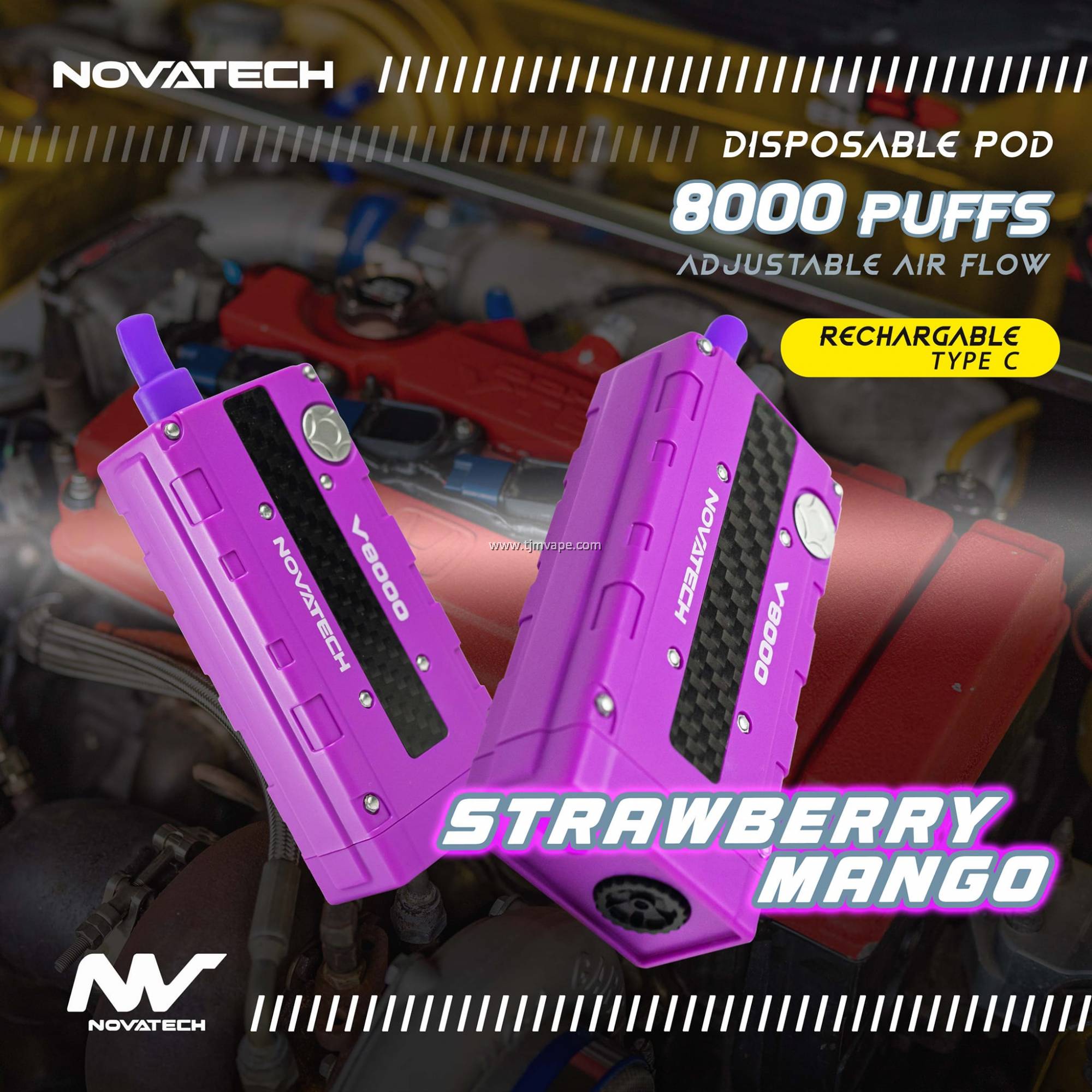 NOVATECH 8000 PUFFS DISPOSABLE PODS