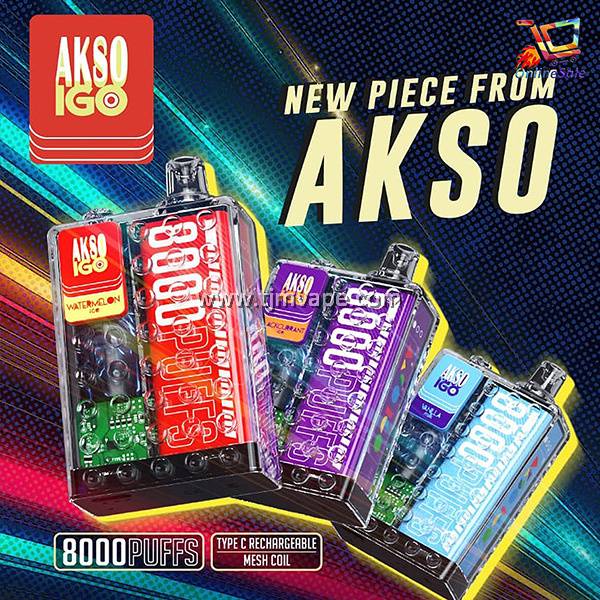 AKSO IGO & IGO BOLD 8000 PUFFS DISPOSABLE POD