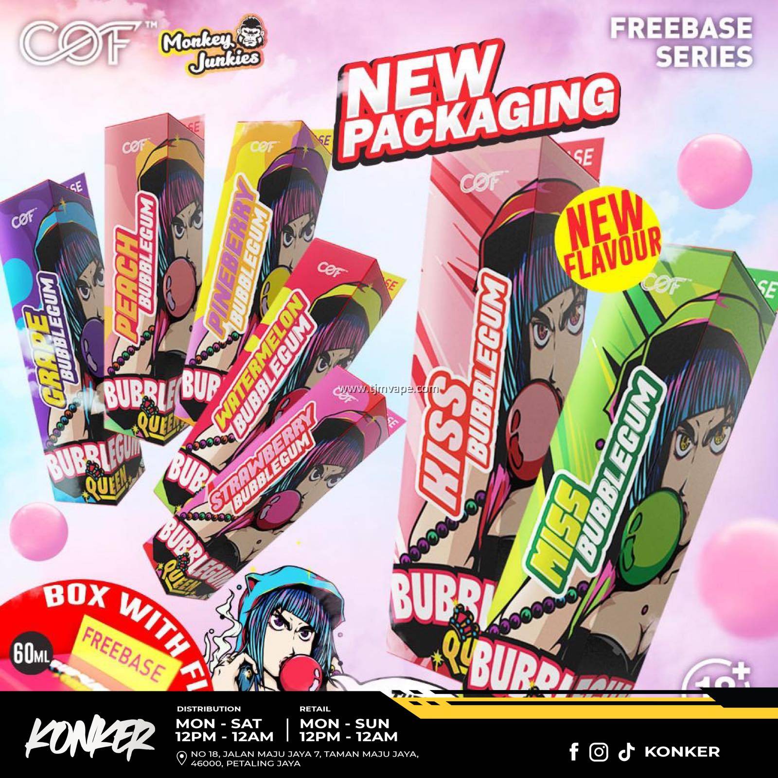 COF HTPC BUBBLEGUM 30ML