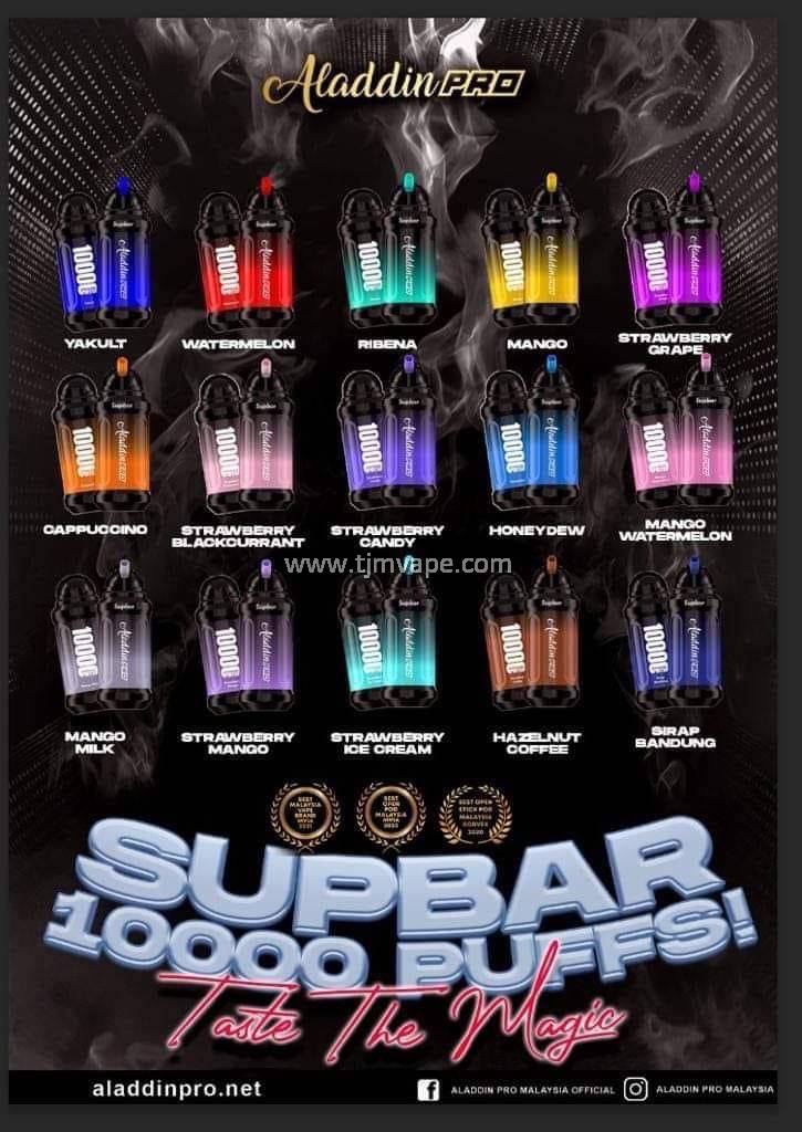 ALADDIN SUPBAR 10000 PUFFS DISPOSABLE POD