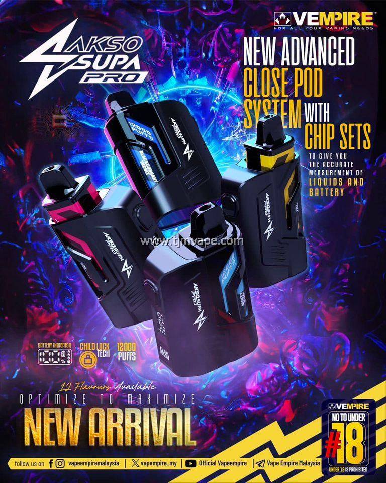 AKSO SUPA PRO 12000 PUFFS