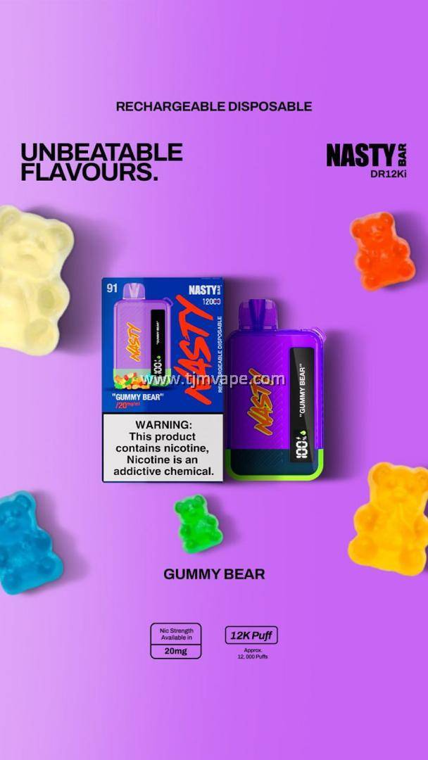 NASTY BAR DR12Ki DISPOSABLE POD