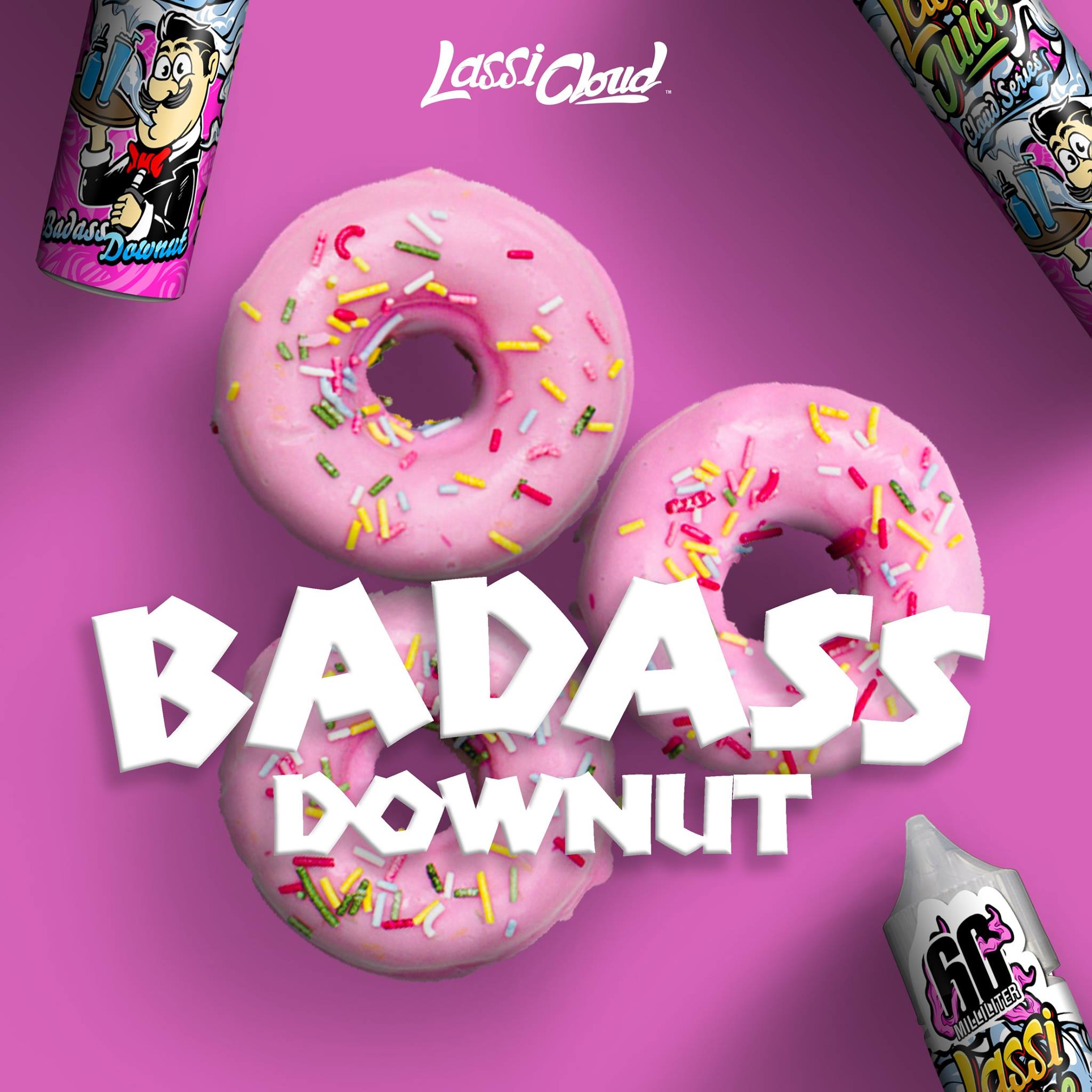 LASSI JUICE CLOUD BADASS DOWNUT 60ML 6MG
