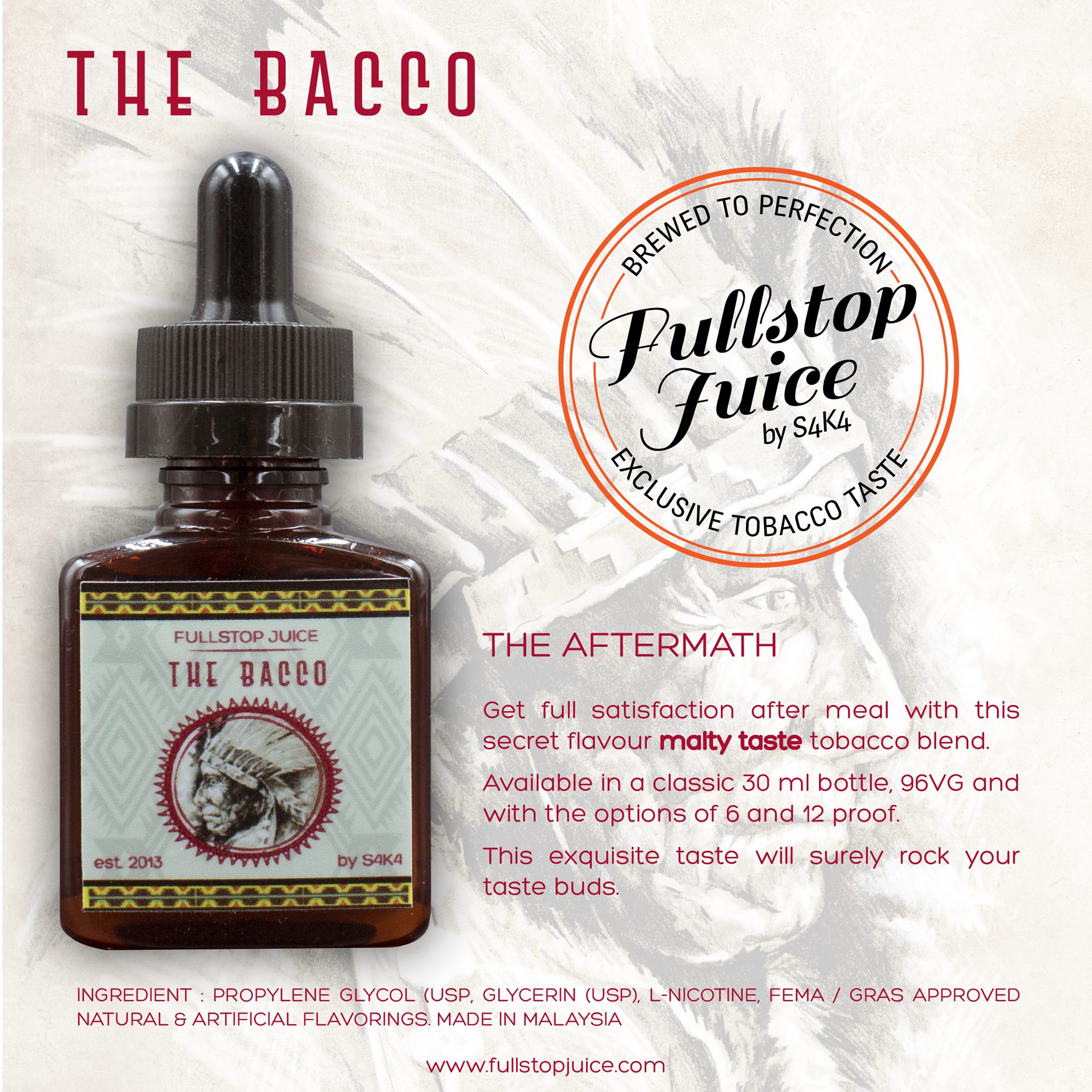 FULL STOP : THE BACCO 30ML