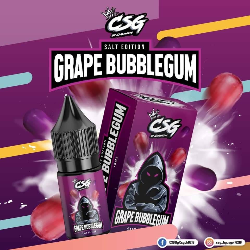 CSG SALT GRAPE BUBBLEGUM 10ML 35MG 50MG