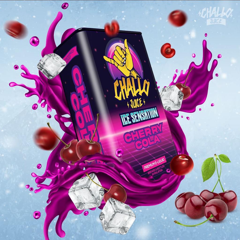 CHALLO SALT ICE SENSATION CHERRY COLA 10ML 35MG 50MG