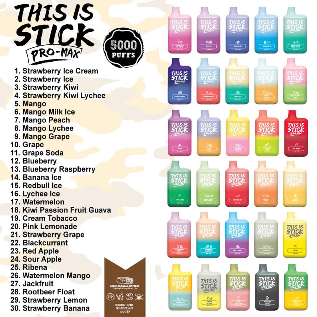 THIS IS STICK 5000 DISPOSABLE POD