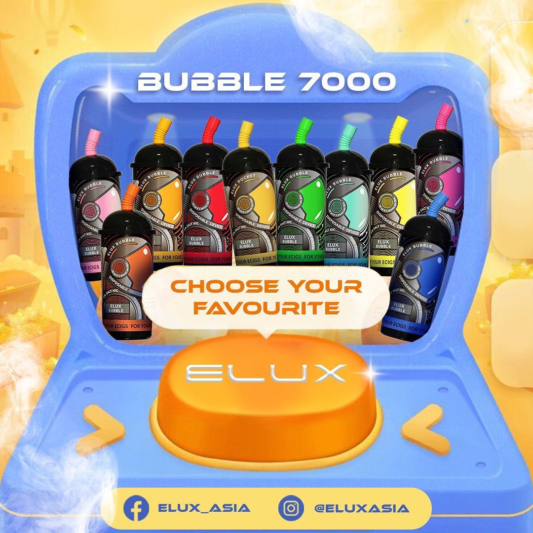 ELUX BUBBLE 7000PUFFS DISPOSABLE POD