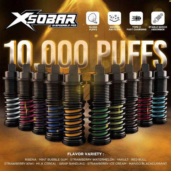 XSOBAR 10000 PUFFS DISPOSABLE POD