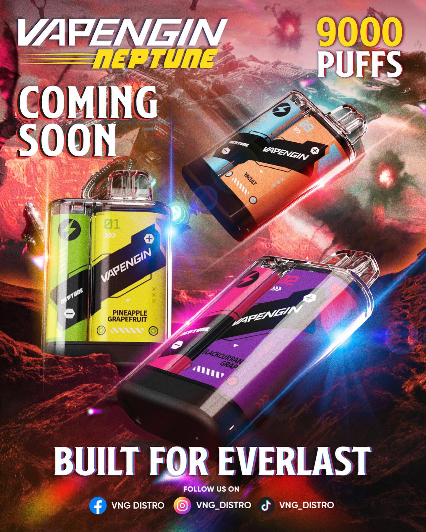 VAPENGIN NEPTUNE 9000 PUFF DISPOSABLE POD