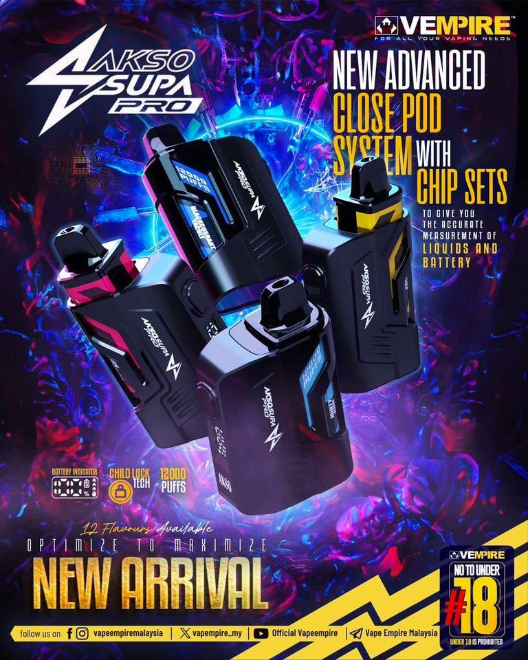 AKSO SUPA PRO 12000 PUFFS