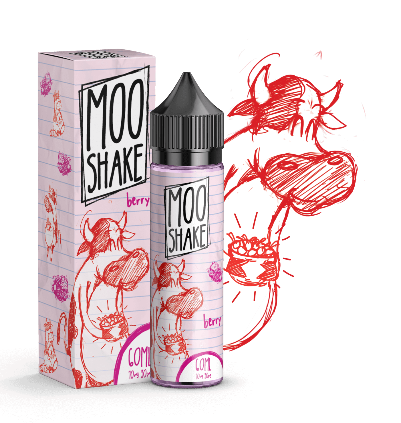 MOO SHAKE : BERRY 60ML